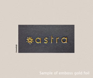 Sample of emboss gold foil | greatesthigh