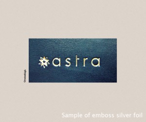 Sample of emboss silver foil | greatesthigh